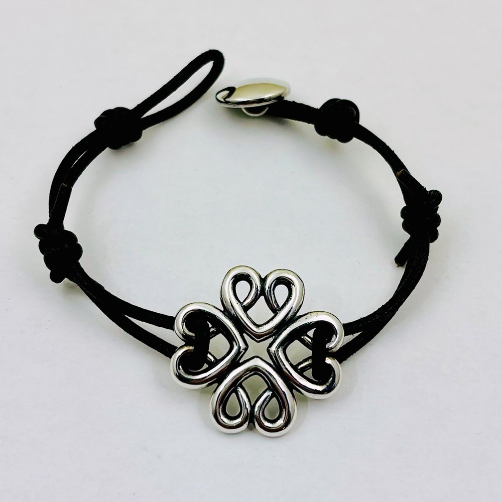 James Avery Retired Sterling Four Heart Clover And Le… - Gem